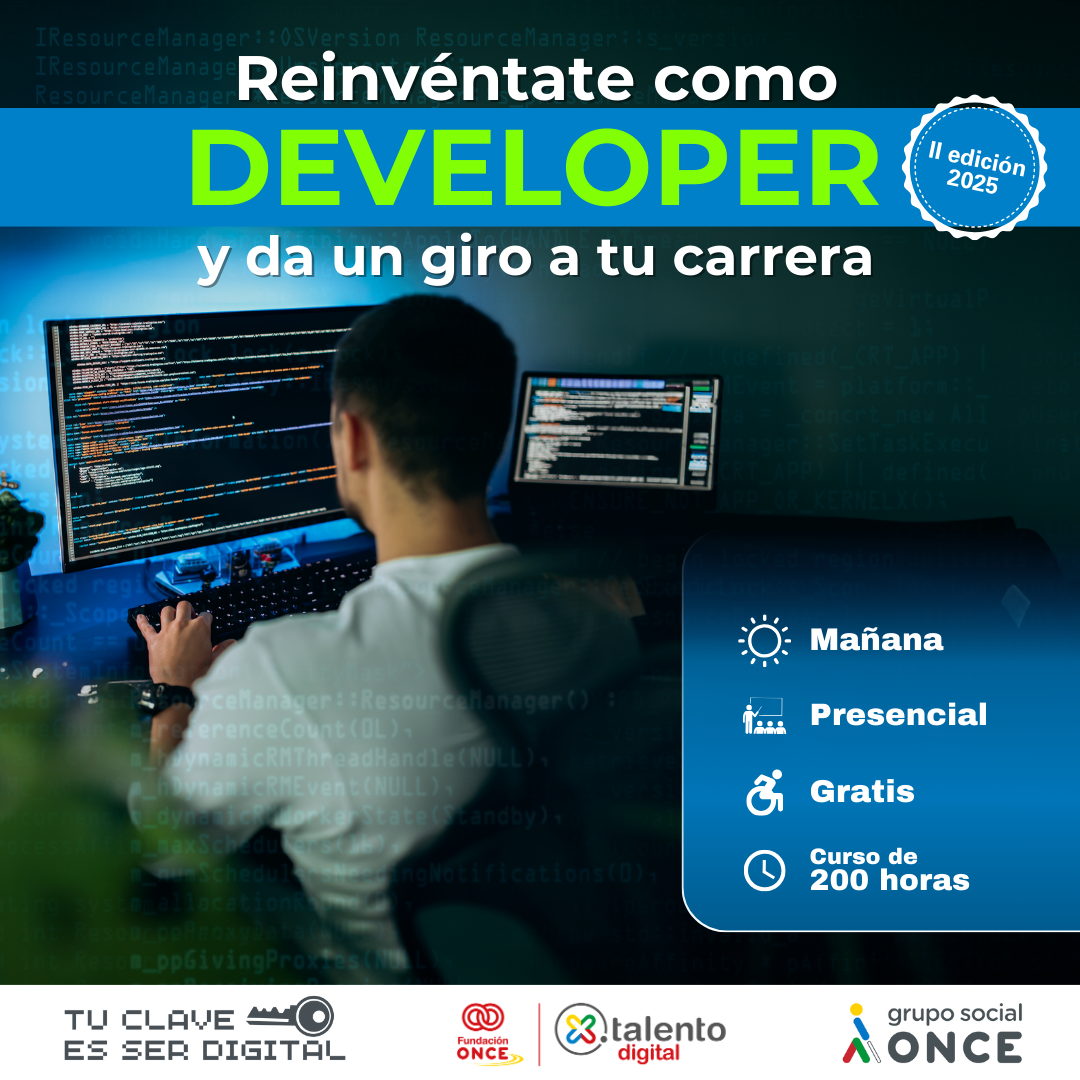 Reinvéntate como Developer y da un giro a tu carrera (II Edición 2025) - MADRID | Por Talento ...